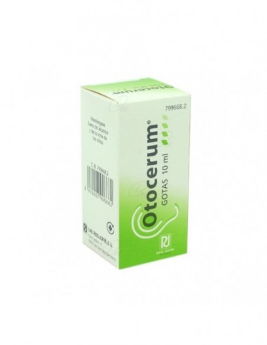 OTOCERUM GOTAS OTICAS EN SOLUCION, 1 frasco de 10 ml